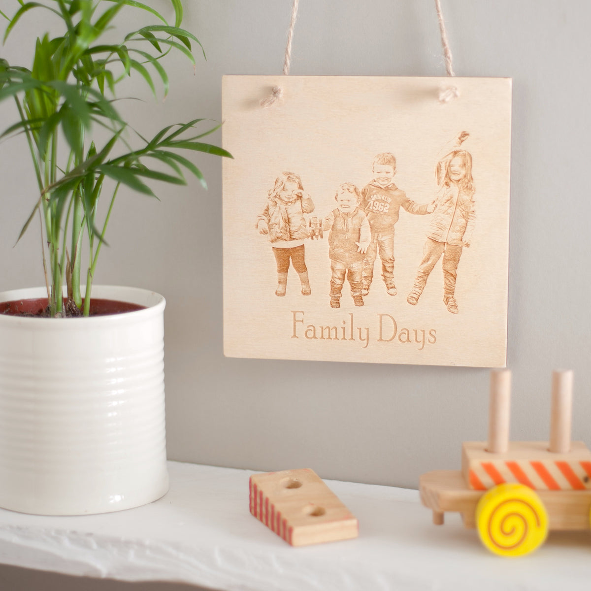 Bespoke Wooden Plaques with your photo engraved – Bespoke & Personal
